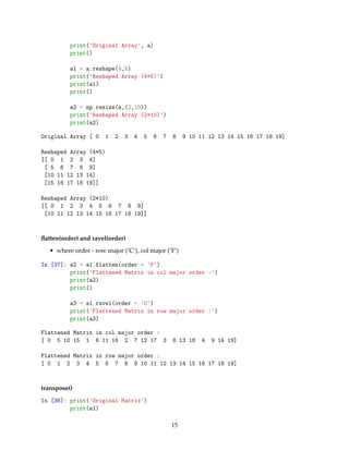 Arrays in python | PDF