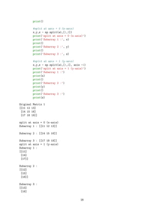 Arrays in python | PDF