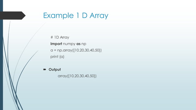 Arrays in python | PDF | Programming Languages | Computing