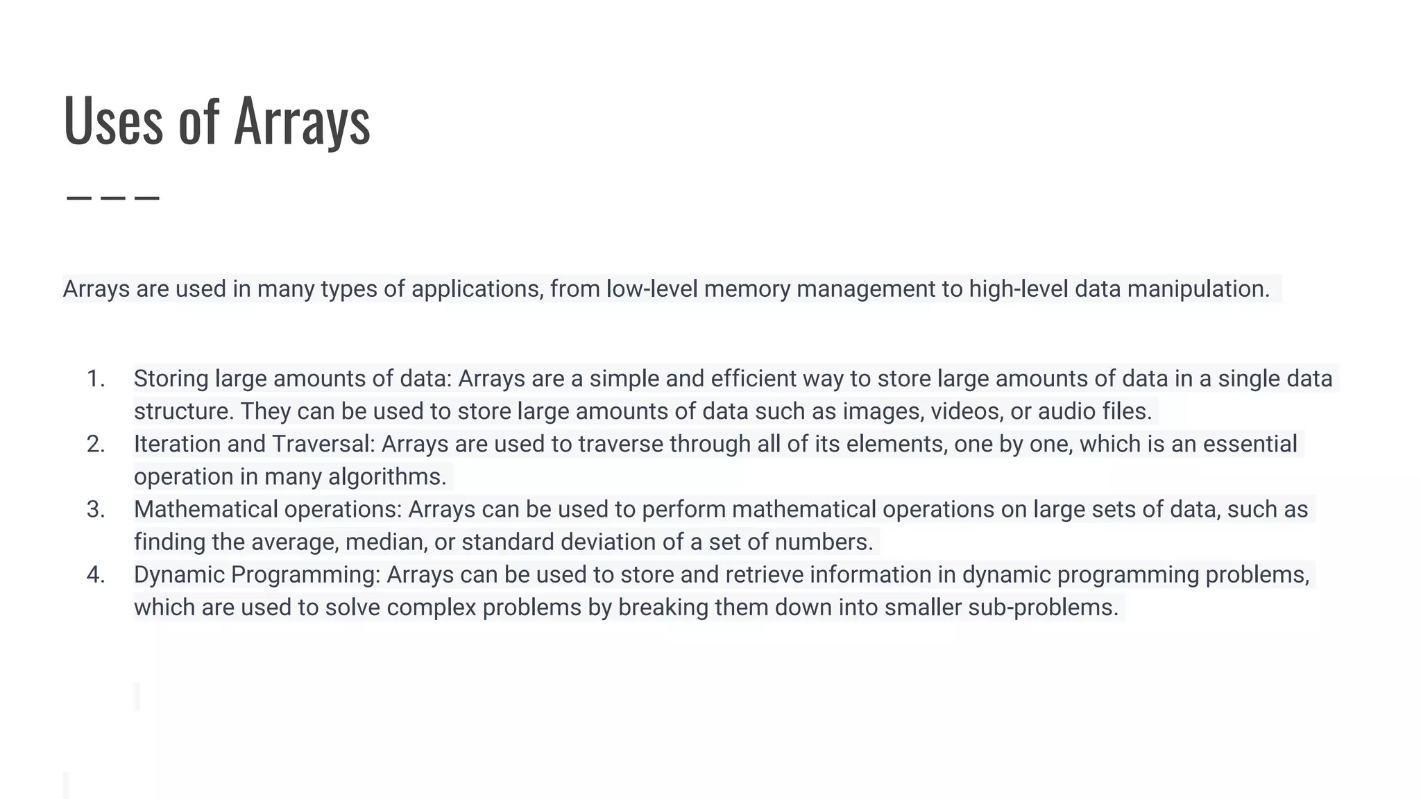 Arrays Introduction Pptx