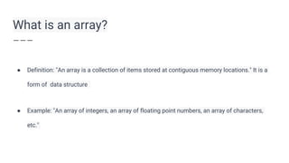 Arrays Introduction.pptx