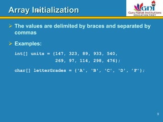 Arrays in C Programming | PPT