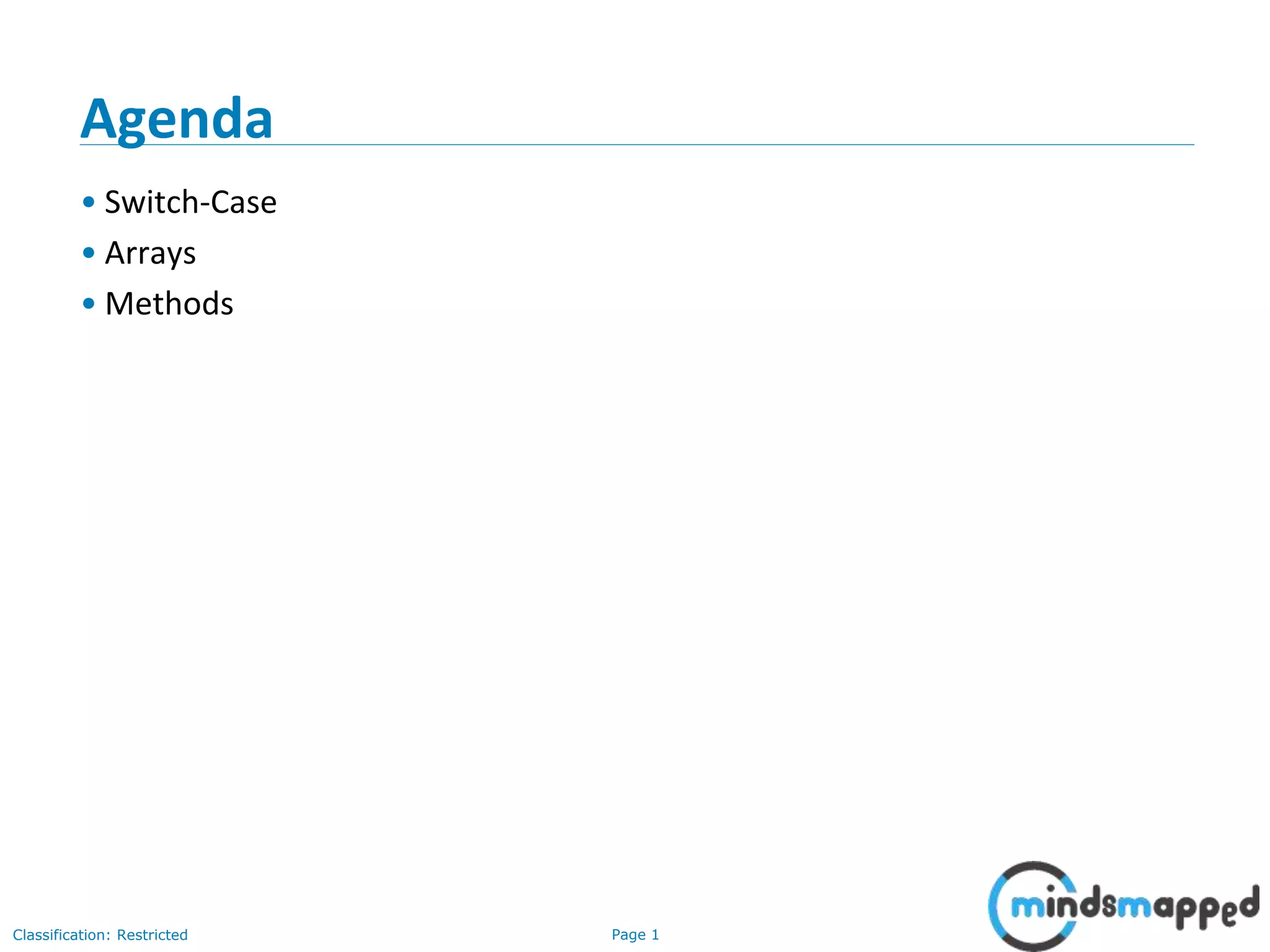 Session 08 - Arrays and Methods | PPTX