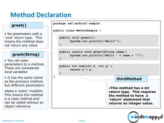 Session 08 - Arrays and Methods | PPTX