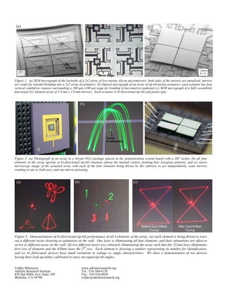 FULLY-FUNCTIONAL TIP-TILT-PISTON MICROMIRROR ARRAY | PDF