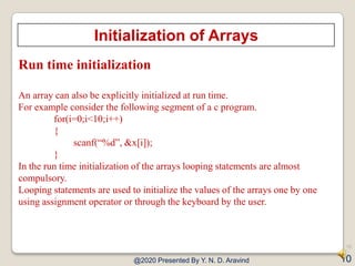Arrays In C | PPT