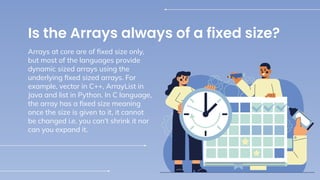 Linear Data structure Array stacks and Queues | PDF