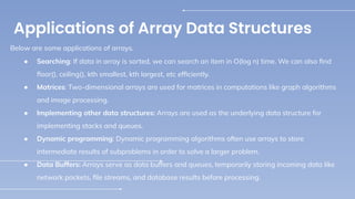 Linear Data structure Array stacks and Queues | PDF