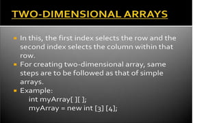 Arrays,string and vector | PPTX
