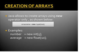Arrays,string and vector | PPTX