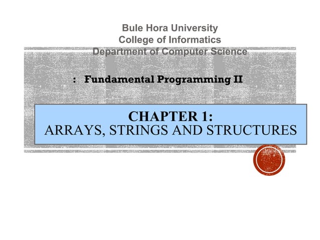 Array,string structures. Best presentation pptx | PPTX
