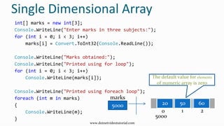 Arrays, Structures And Enums | PPTX