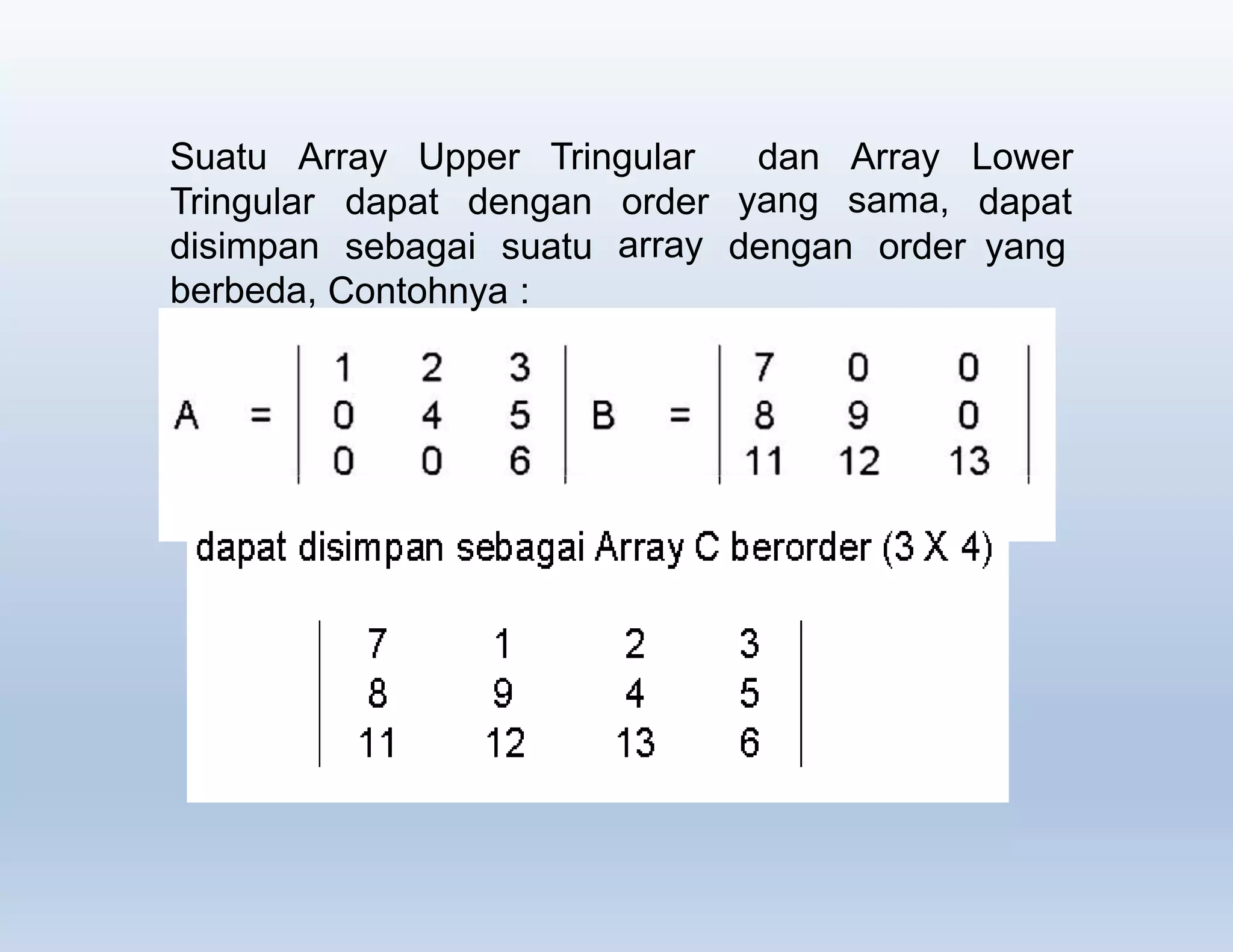 Array Dimensi banyak struktur data pertemuan ke 3 | PPTX