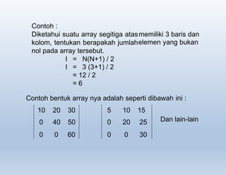 Array Dimensi banyak struktur data pertemuan ke 3 | PPTX