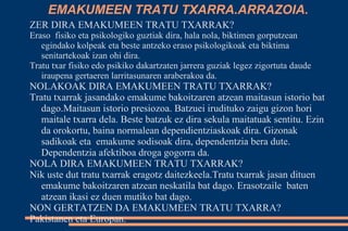 Emakumeen tratu txarrak | ODP