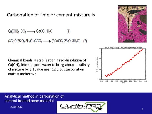 CARBONATION OF CEMENT TREATED BASE MATERIAL | PDF | Chemistry | Science
