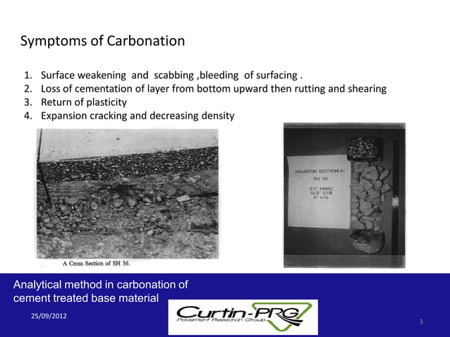 CARBONATION OF CEMENT TREATED BASE MATERIAL | PDF | Chemistry | Science