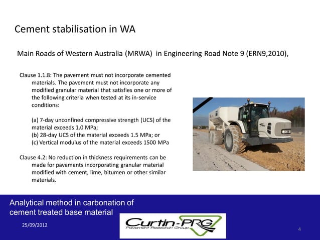 CARBONATION OF CEMENT TREATED BASE MATERIAL | PDF | Chemistry | Science