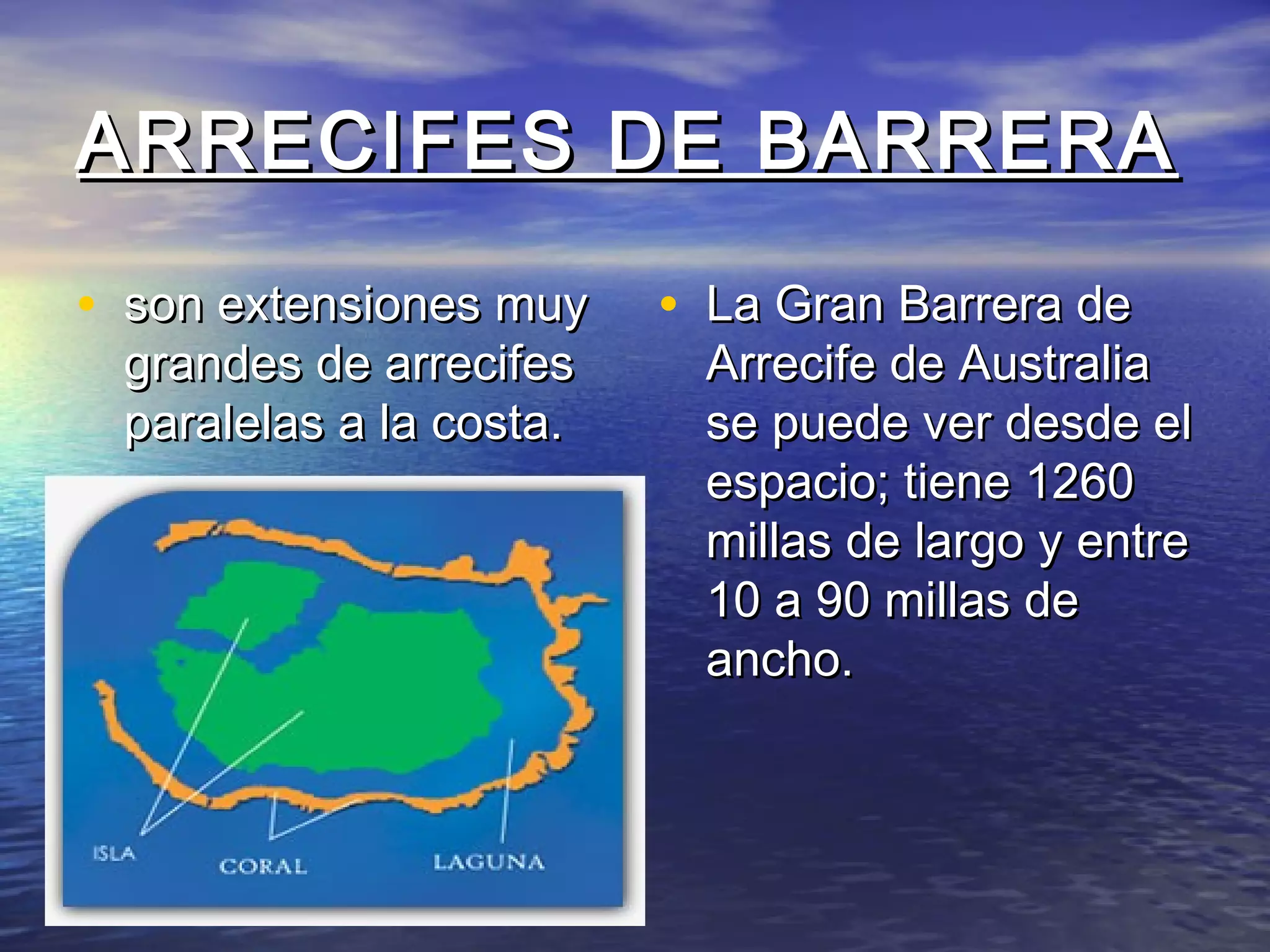 Tipos de arrecifes de coral | PPT