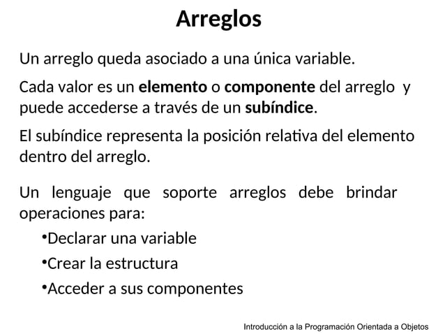 Manejo De Array En Java Con Ejemplos Y Prácticos Ppt