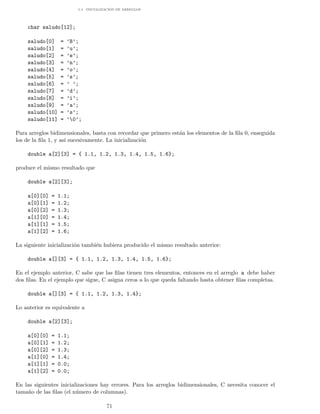 Arreglo unidimensionales y bidimensionales | PDF