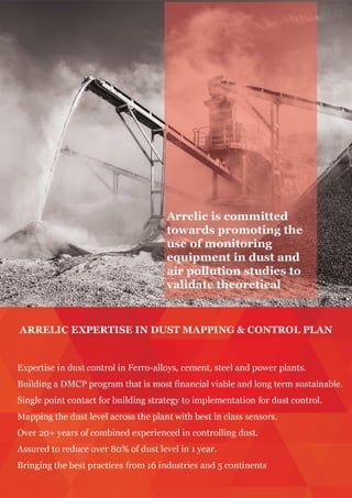 Arrelic Services | Dust Mapping & Control Plan (DMCP) | PDF