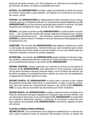 Arrendamiento de bien mueble a plazo determinado | PDF