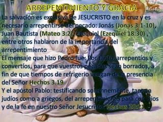 Arrepentimiento | PPTX