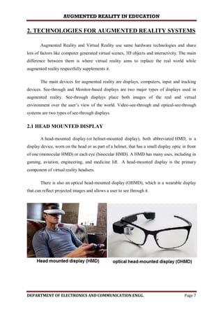 Augmented Reality In Education | PDF