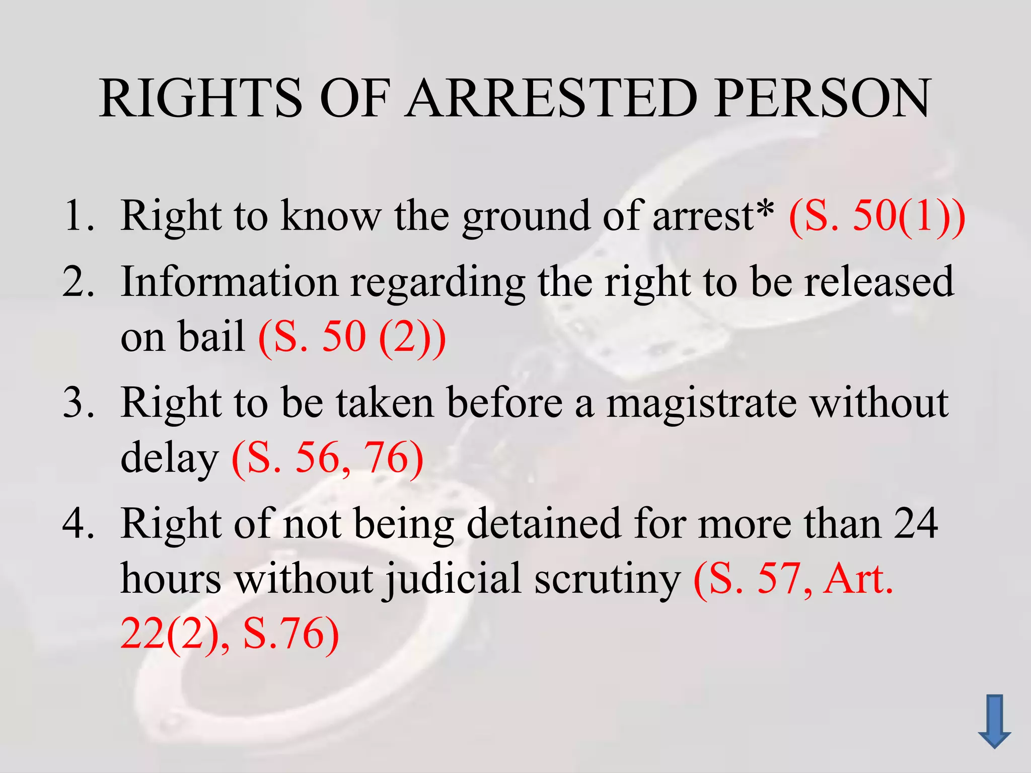 Arrest | PPTX