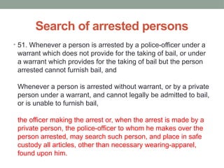 Search of place entered by person sought to be arrested.pptx