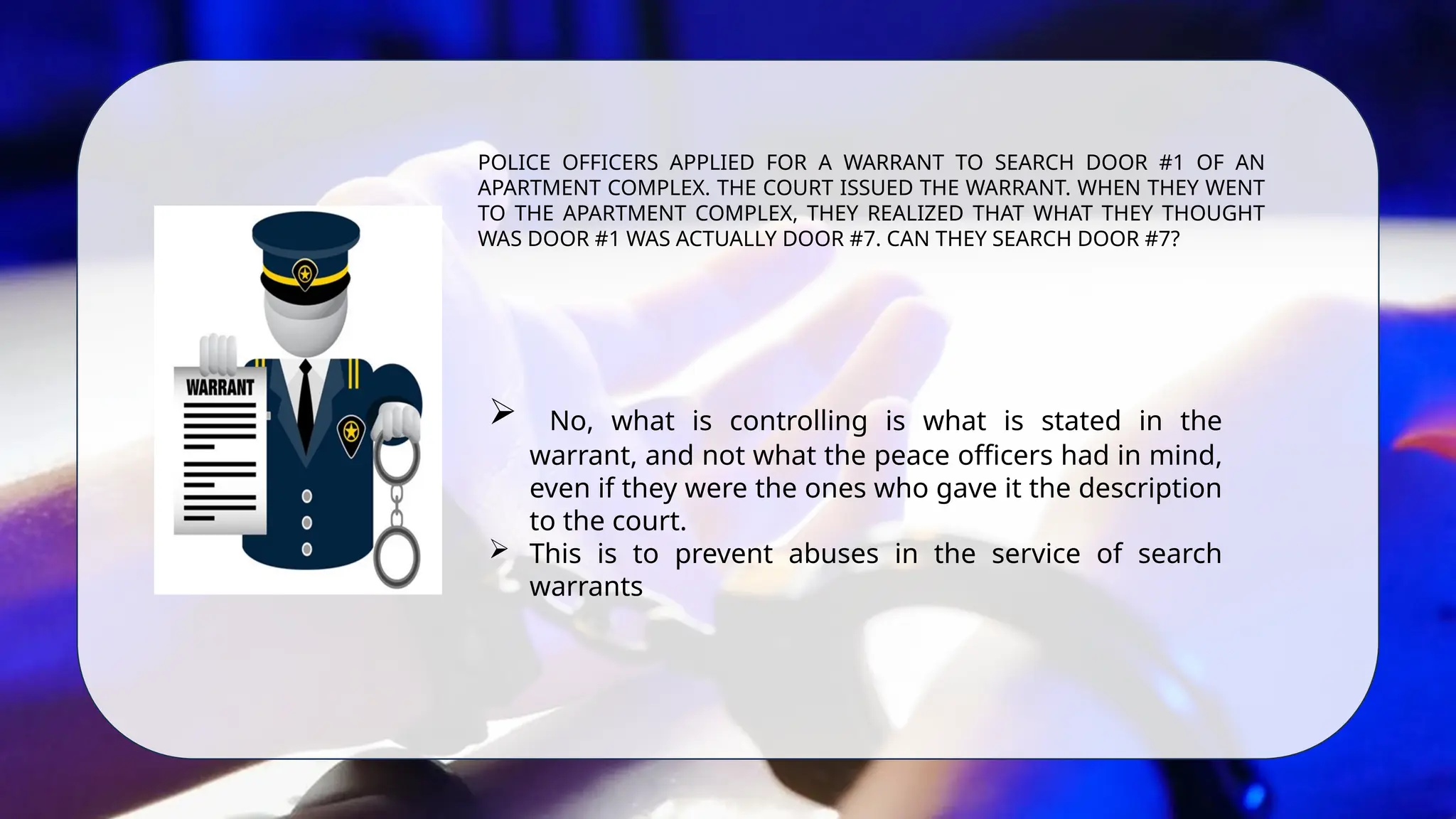 Arrest-Search-and-Seizure-1.pptx from NORTH EASTERN MINDANAO COLLEGES ...