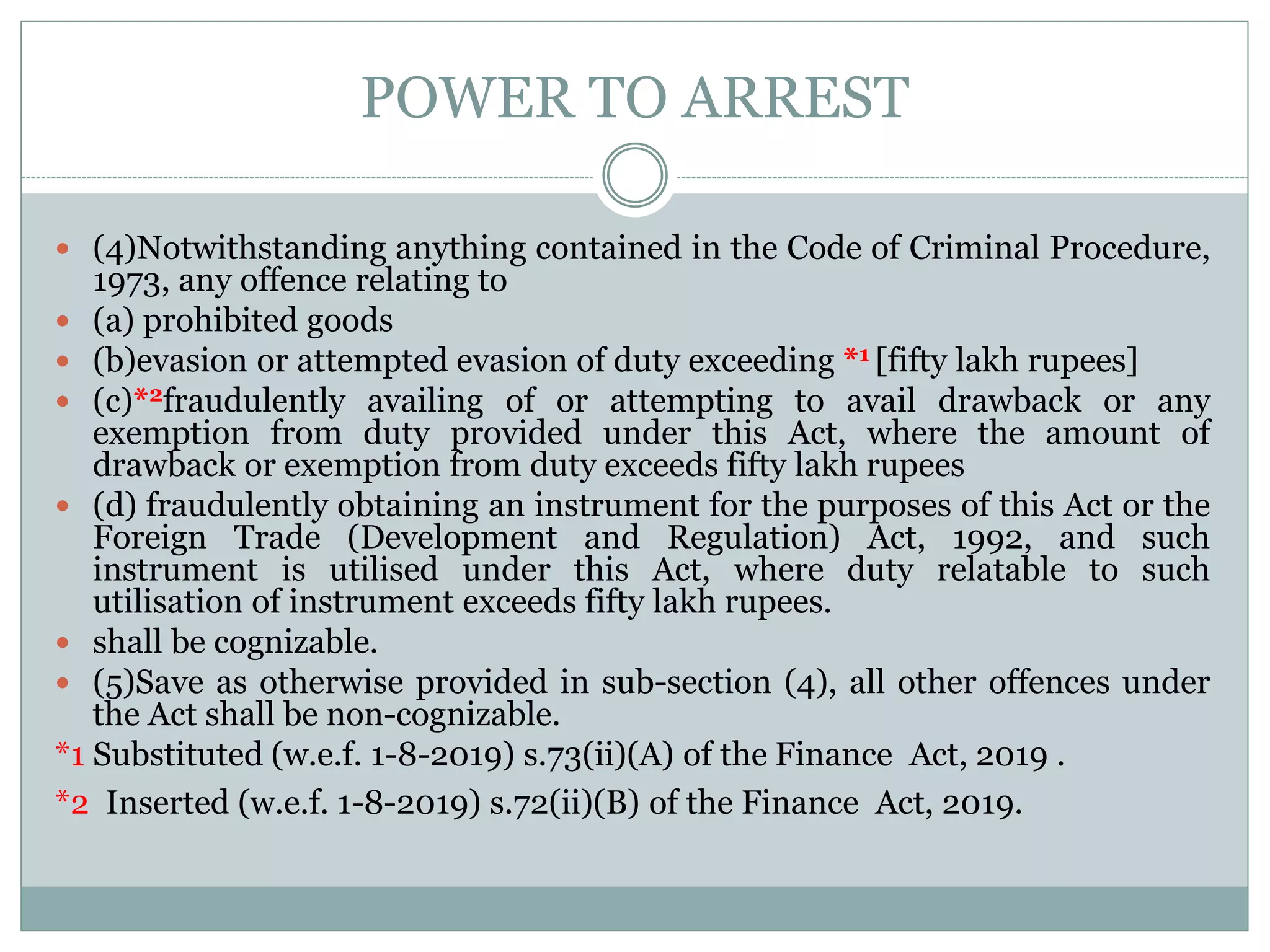 ARREST AND PROSECUTION under custom.pptx