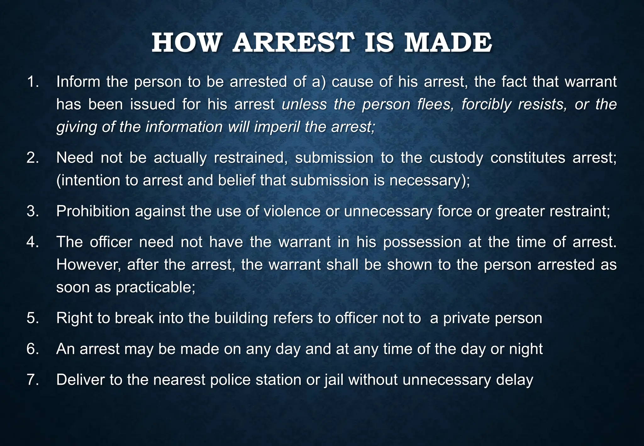 Presentation regarding Arrest Search and Seizure.pptx