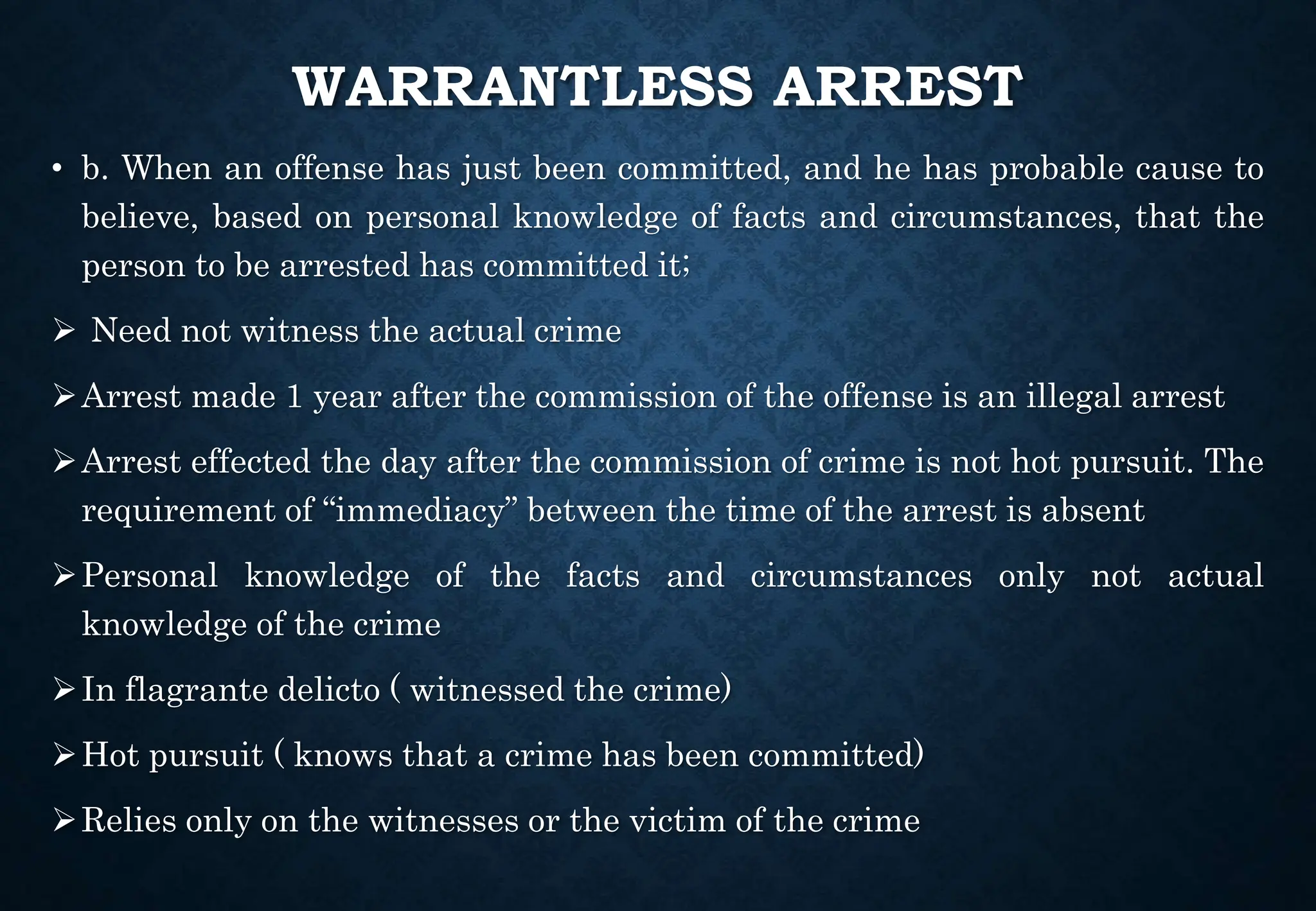 Presentation regarding Arrest Search and Seizure.pptx