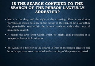 Presentation regarding Arrest Search and Seizure.pptx
