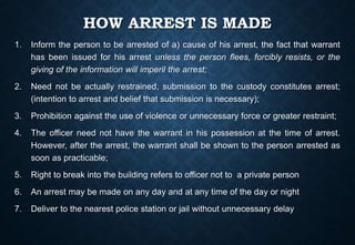 Presentation regarding Arrest Search and Seizure.pptx