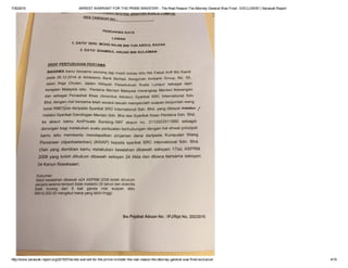 Arrest warrant for the prime minister! the real reason the attorney general was fired ...