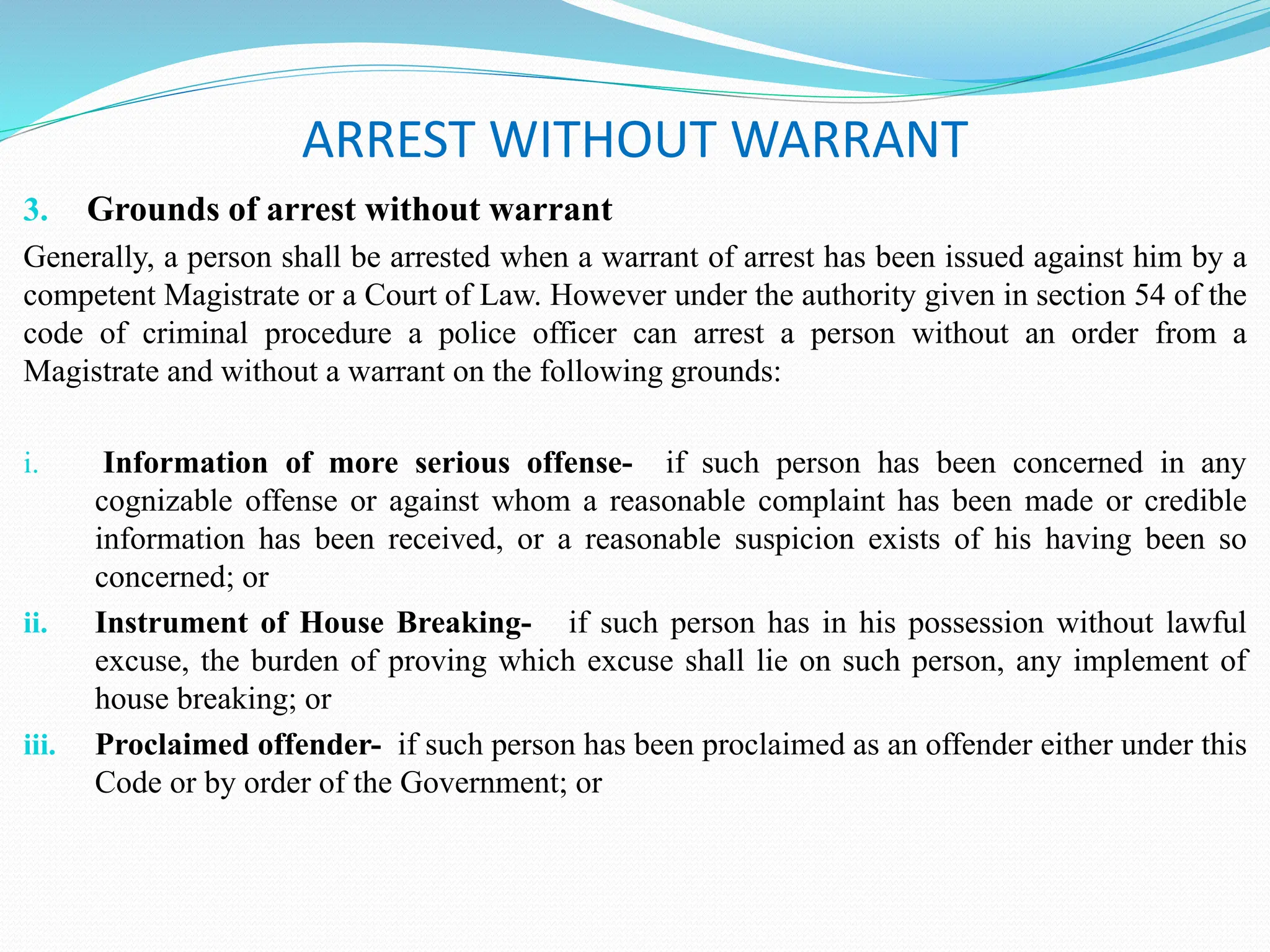 Arrest without warrent.pptx