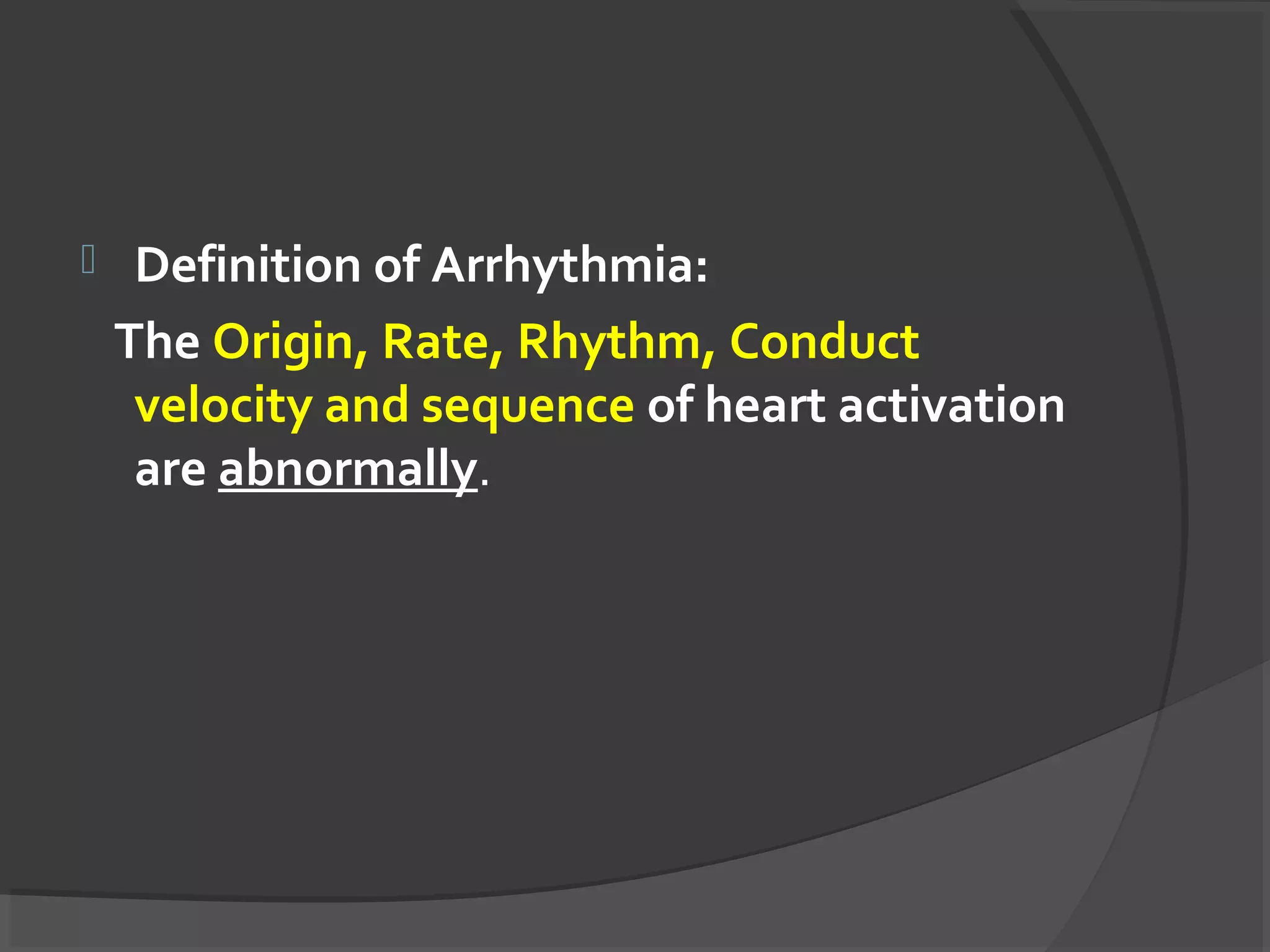 Arrhythmia | PPT
