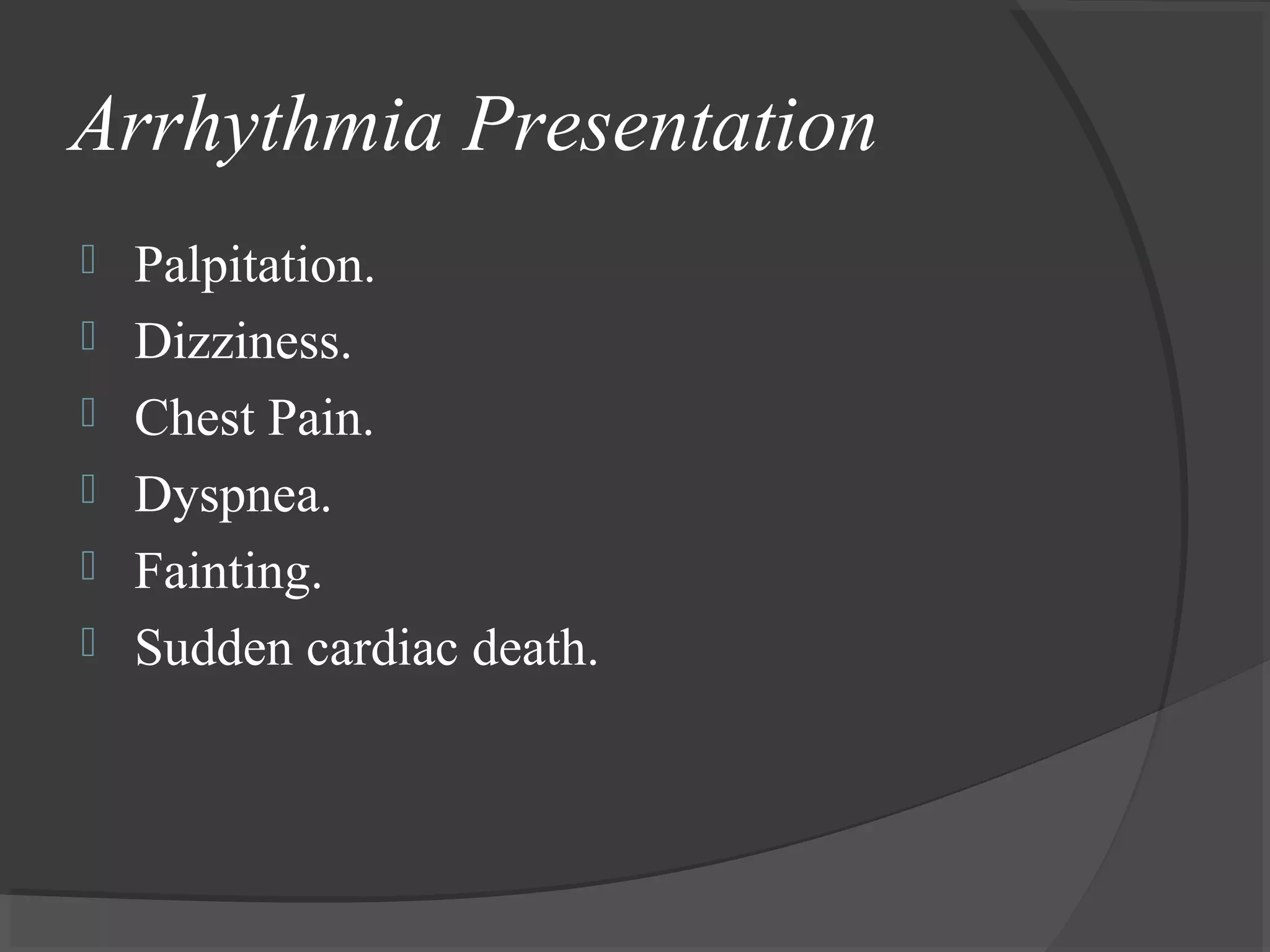 Arrhythmia | PPT