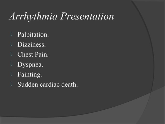 Arrhythmia | PPT