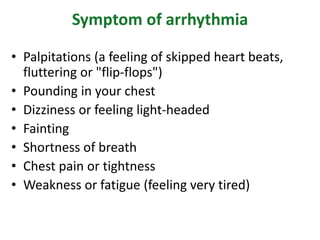 Arrhythmia | PPTX