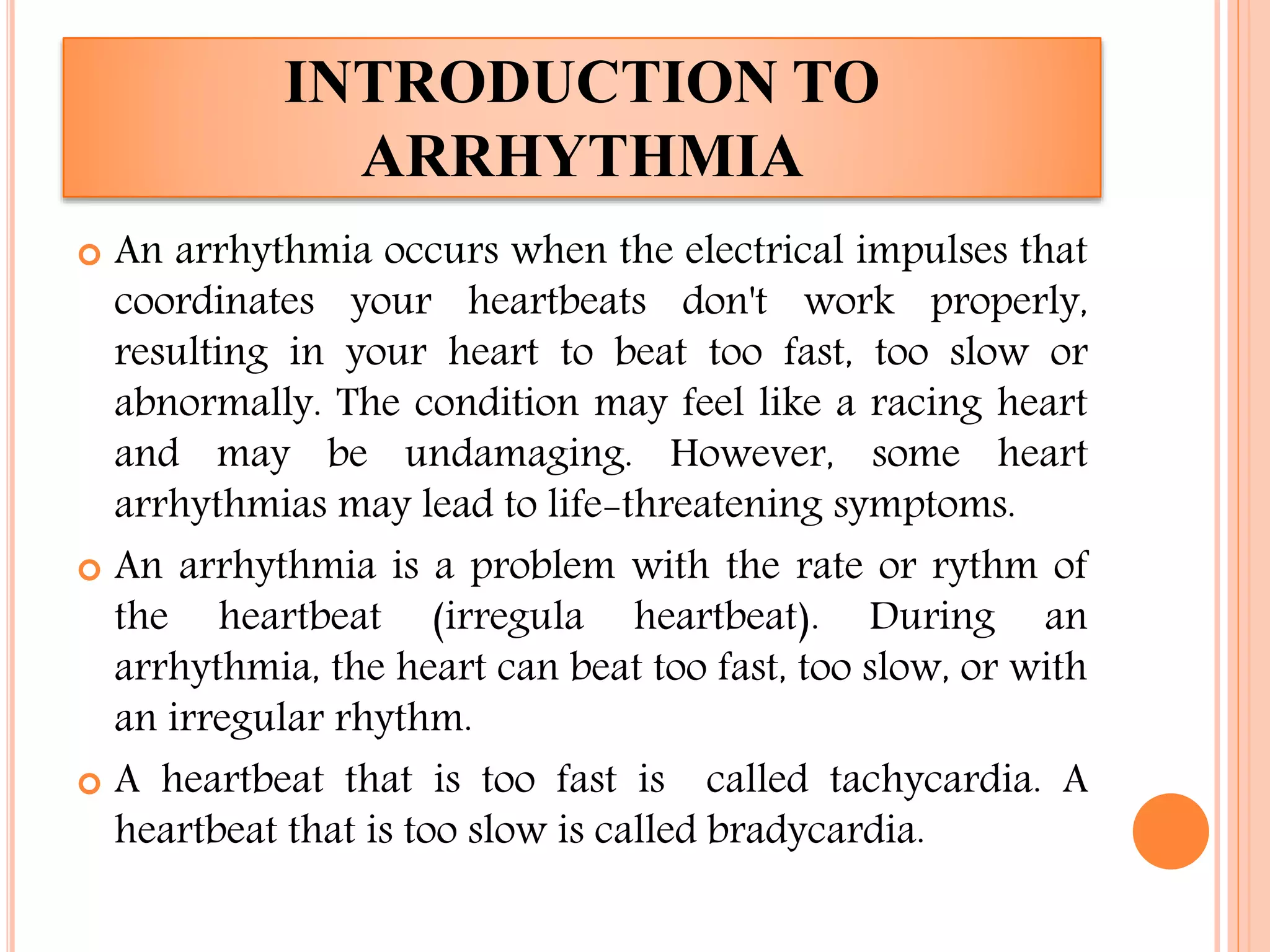 Arrhythmia : Causes, Symptoms and Treatment | PPT Arrhythmia : Causes, Symptoms and Treatment | PPT