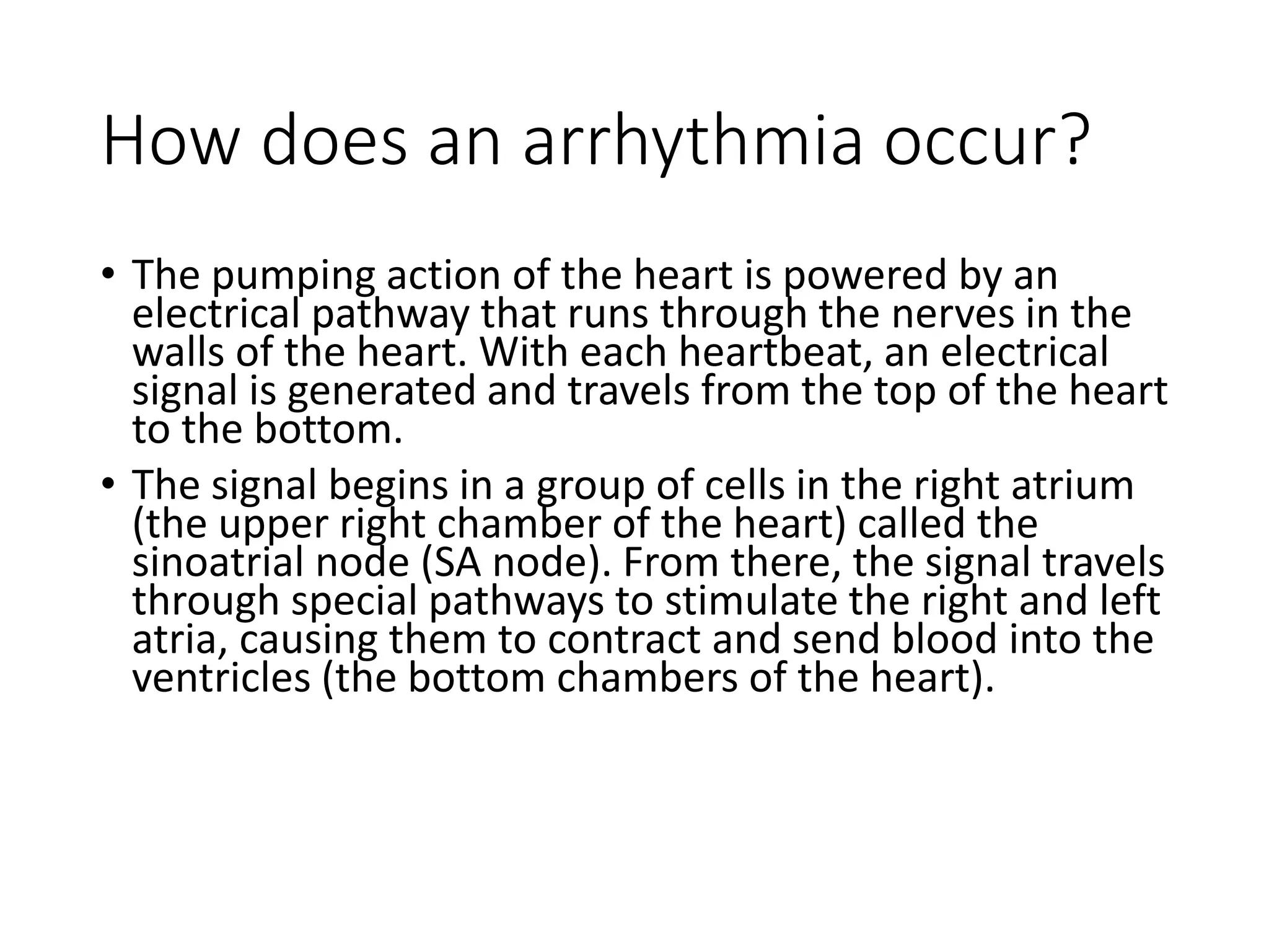 Arrhythmia | PPTX