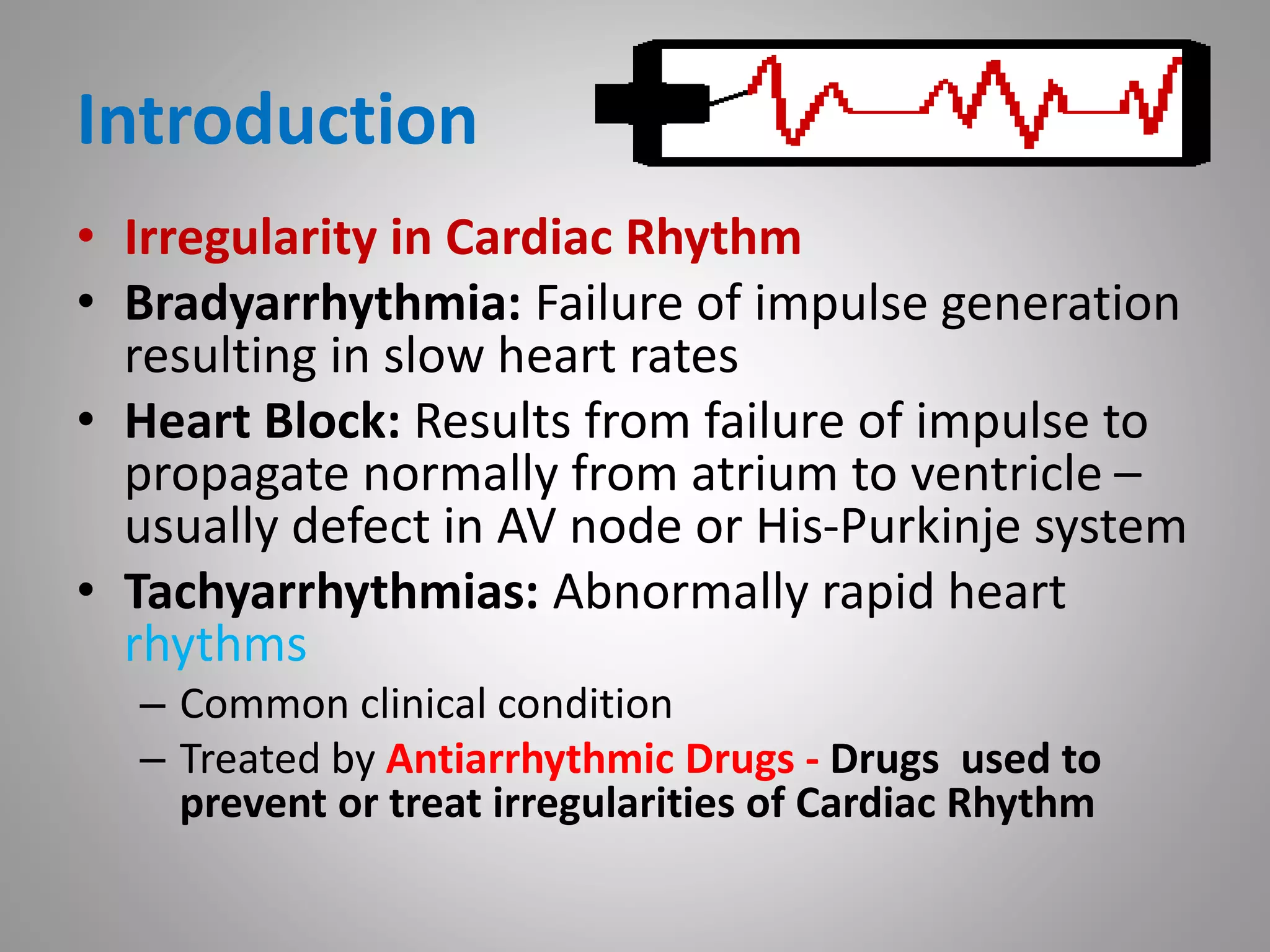 Antiarrhythmic drugs - drdhriti | PPTX