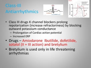 Antiarrhythmic drugs - drdhriti | PPTX