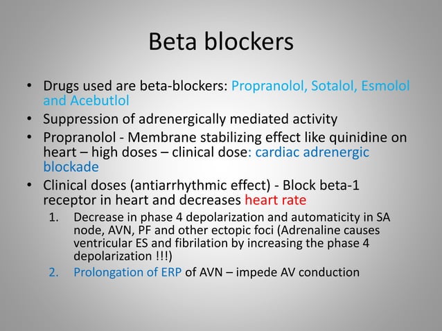 Antiarrhythmic drugs - drdhriti