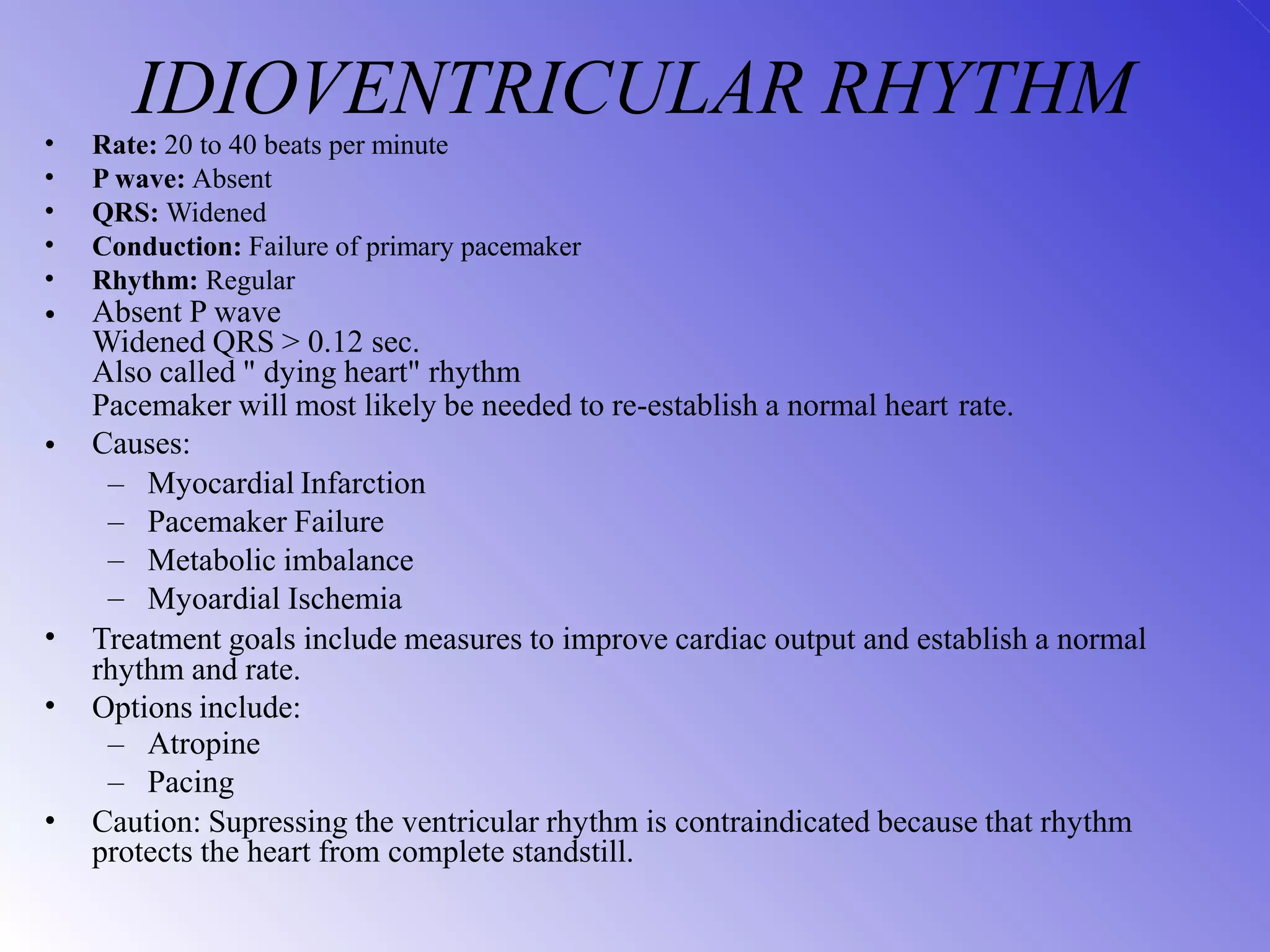 Arrhythmia diagnosis and management | PPTX