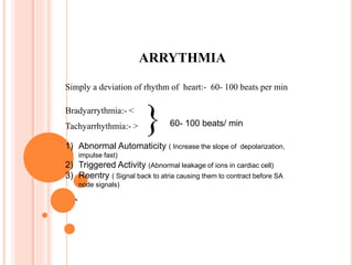 Arrhythmia ppt | PPTX